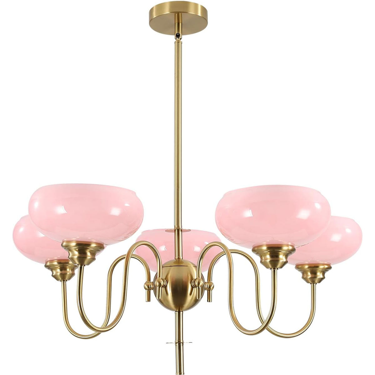 KCO 5-Lights Semi Flush Mount Ceiling Light Modern Sputnik Pendant Cei – KCO Home - Chandeliers ...